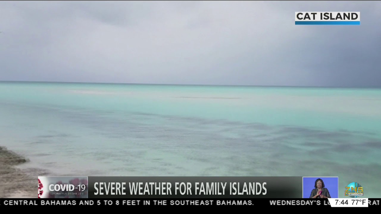 SEVERE WEATHER FOR FAMILY ISLANDS - YouTube