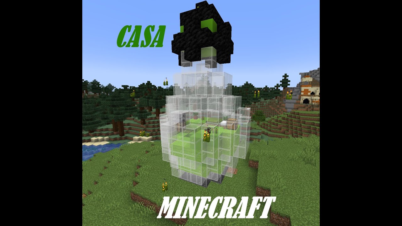 Come costruire una casa ampolla minecraft - YouTube