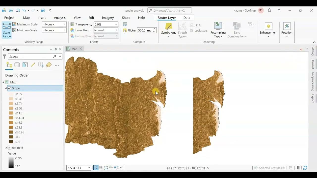 Surface Analysis: How to Calculate Slope Using DEM in ArcGIS Pro (Slope ...