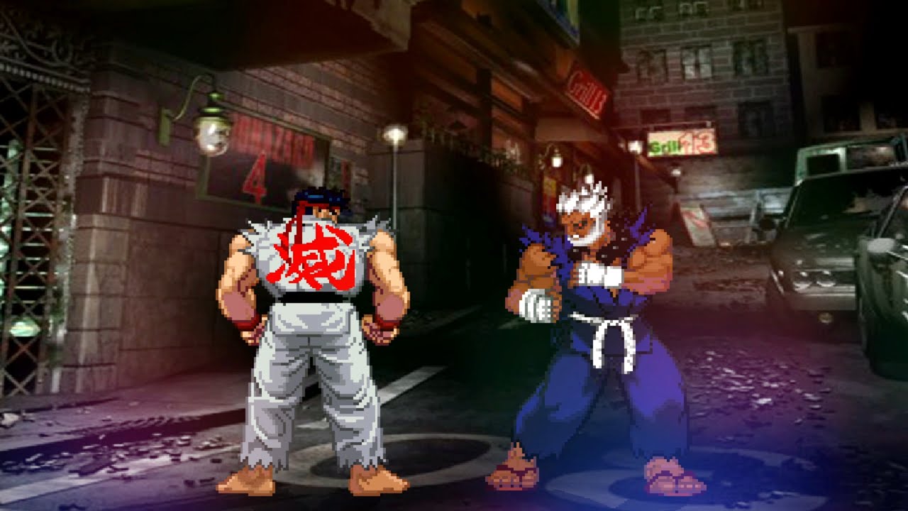 Street Fighter Most Angry Ryu Vs Shin Akuma || Serious Fight ...