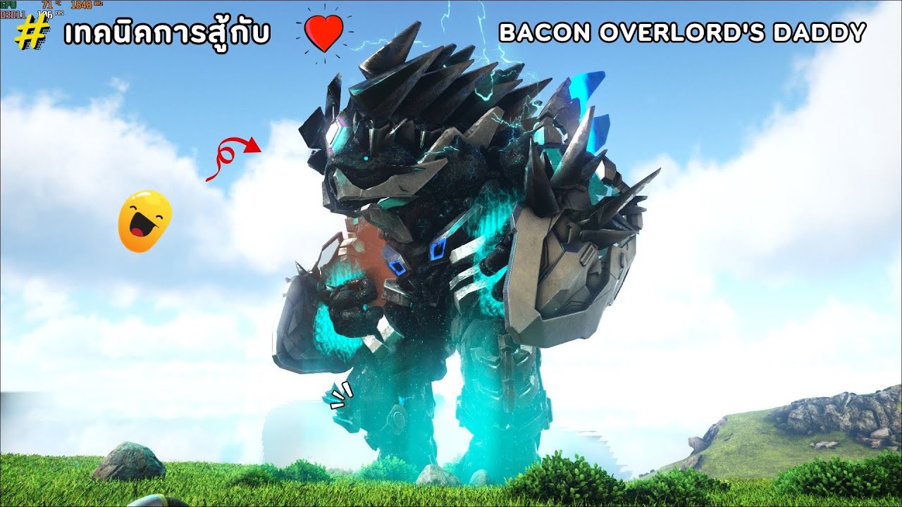 EP 33 เทคนิคสู้กับ Bacon Overlord's Daddy #ARK Eternal - YouTube