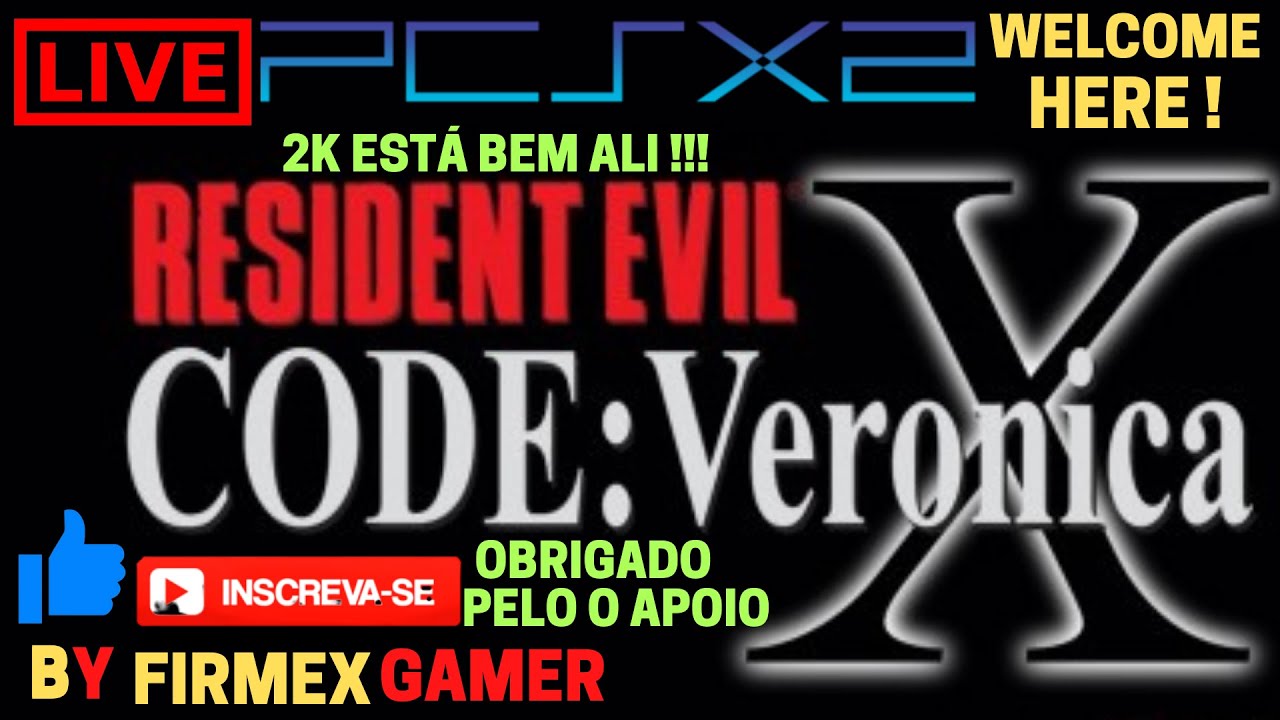 LIVE RESIDENT EVIL - CODE:VERONICA X NG PCSX2 ! AO VIVO! EN VIVO ...