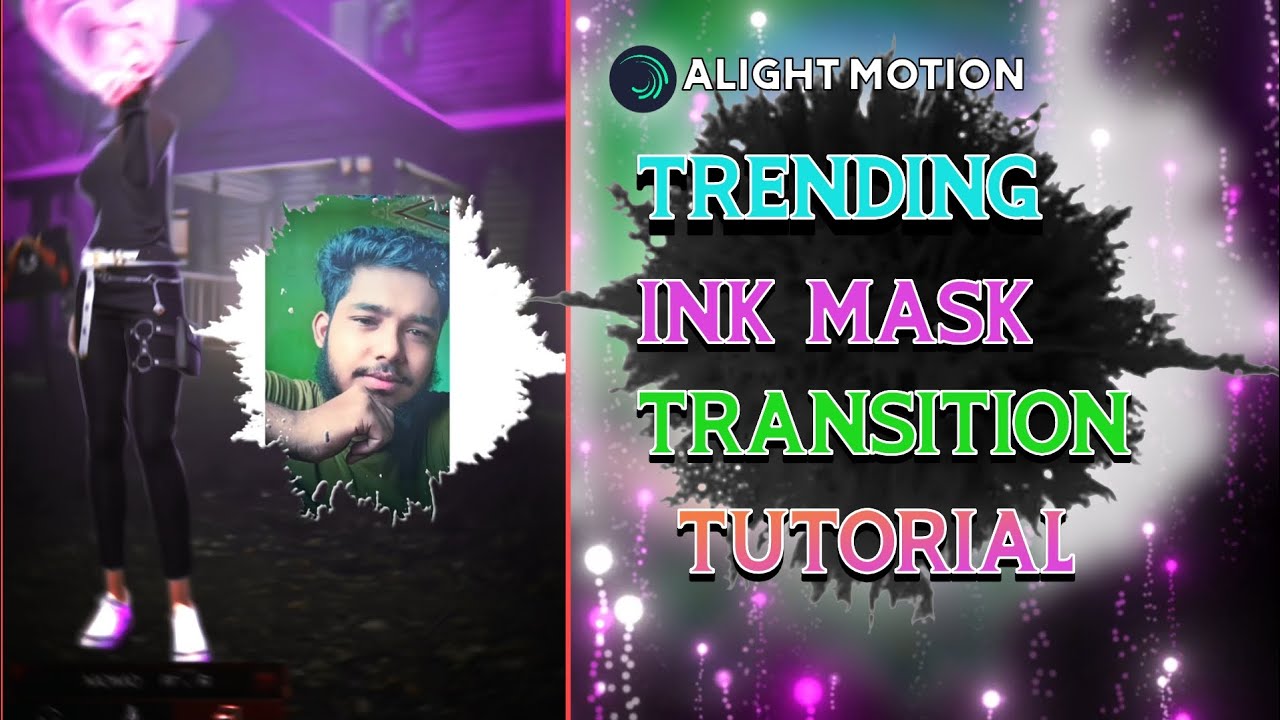 Trending Ink mask Transition Tutorial ️ Alight motion Tutorial - YouTube