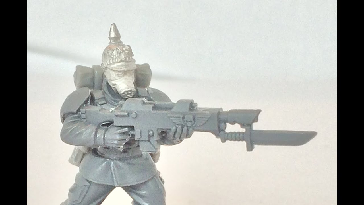 How to craft Death Korps of Krieg troopers - YouTube