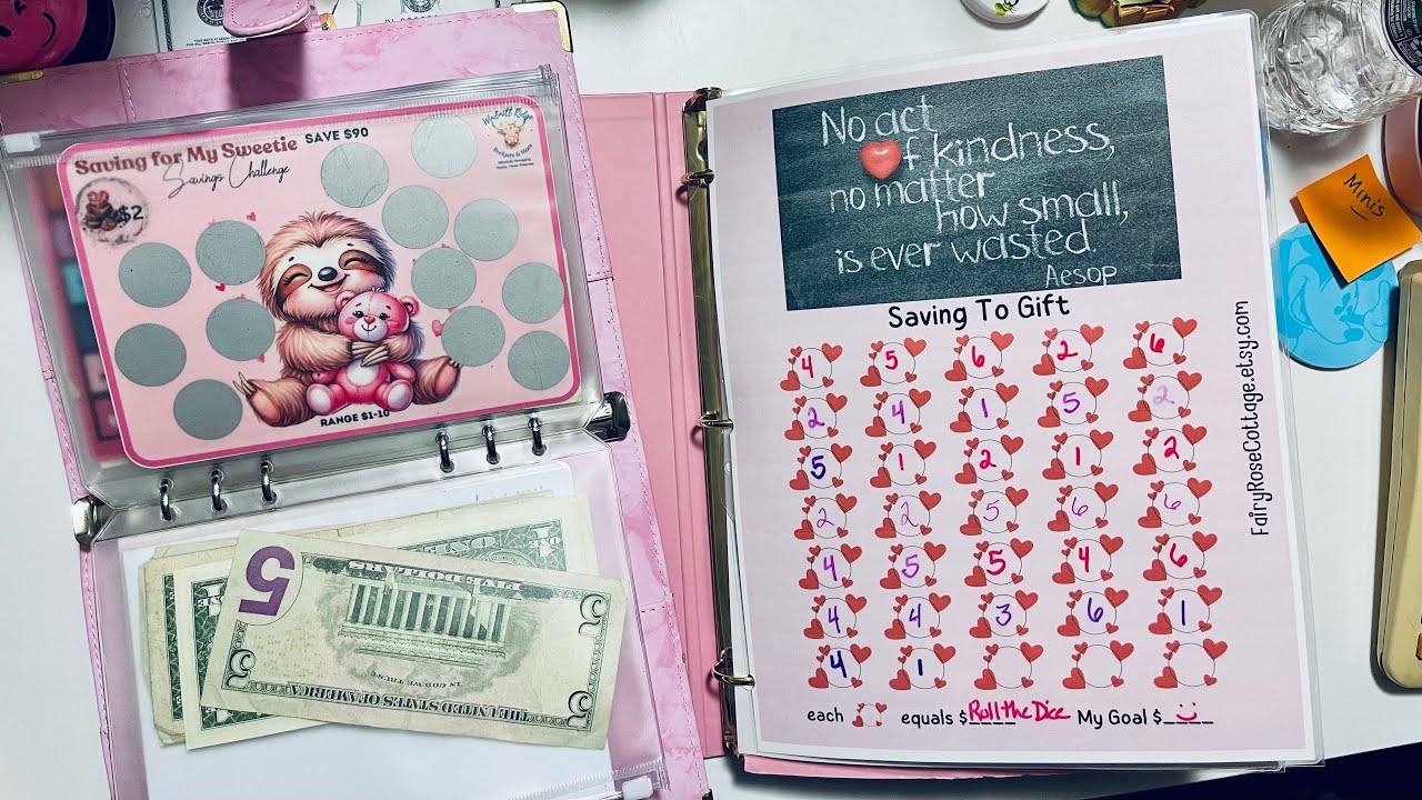 Pink Wednesday | Saving Money With PINK Challenges | How Many Can I ...