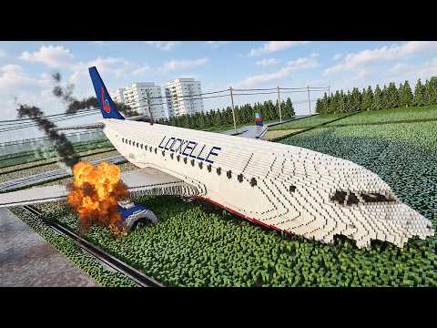 Realistic Airplane Crashes & Shootdowns 12 | Teardown