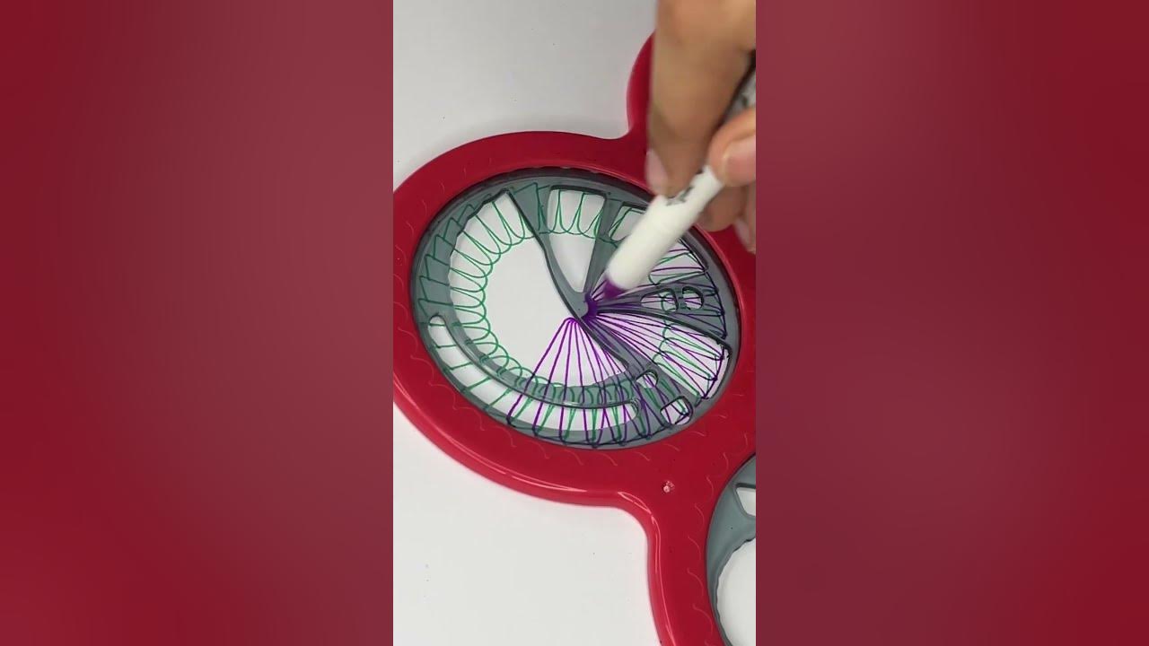 Creating Patterns That Captivate the Soul: Relaxing Spirograph Art #asmr #satisfying #spirograph ...