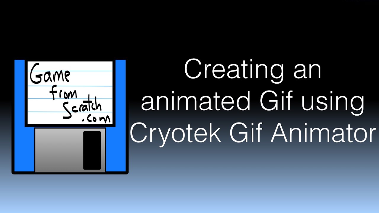 Creating an animated gif using Cyotek Animated Gif Creator - YouTube