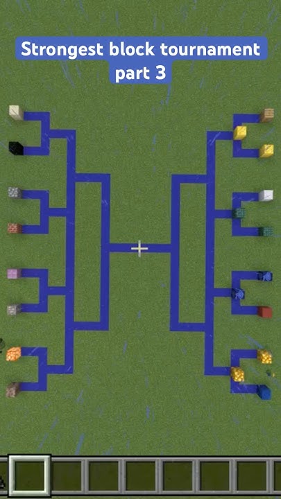Strongest block tournament Minecraft #minecraft #fyp - YouTube
