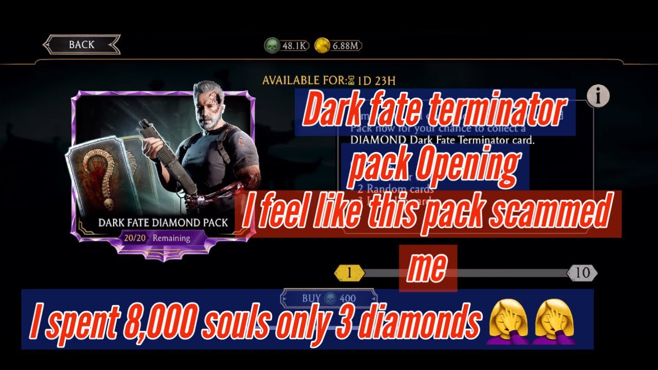 Dark fate terminator pack opening - YouTube