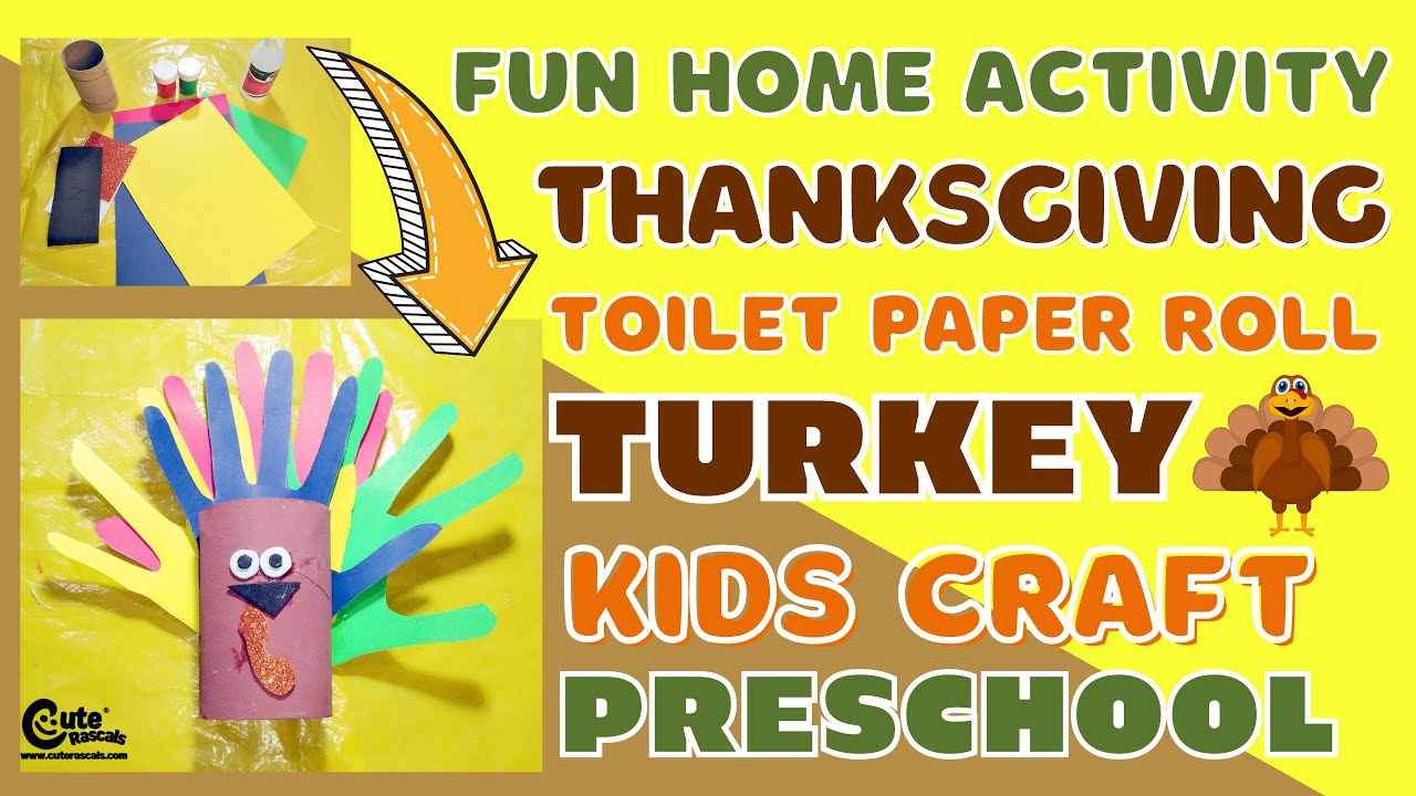 This Thanks-Giving Craft a Creative Turkey With Colored Toilet Paper ...