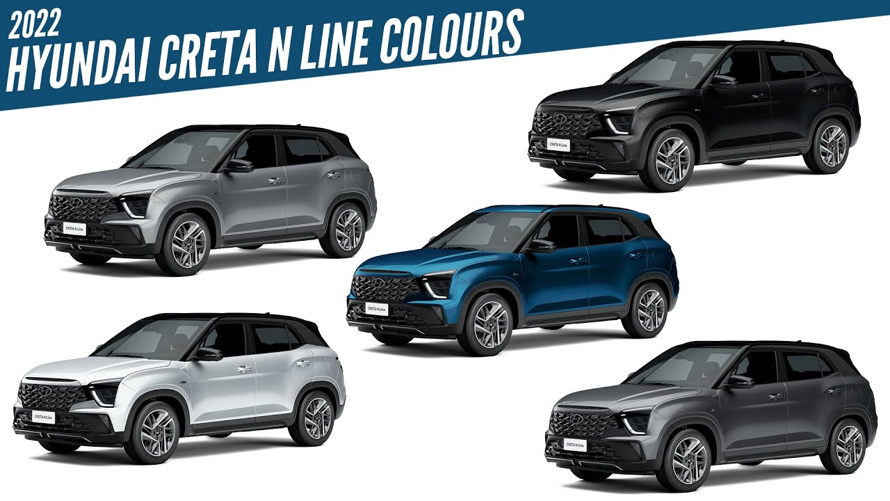 2022 Hyundai Creta N Line - All Color Options - Images | AUTOBICS - YouTube
