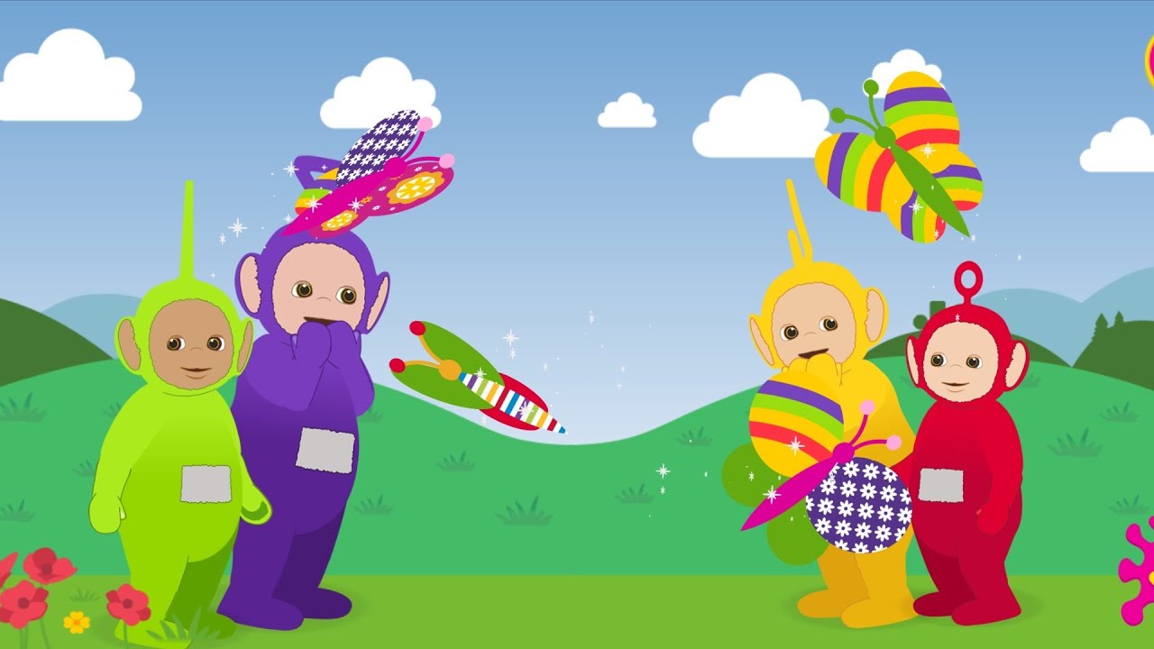 Teletubbies: Butterfly Coloring || CBeebies Game - YouTube