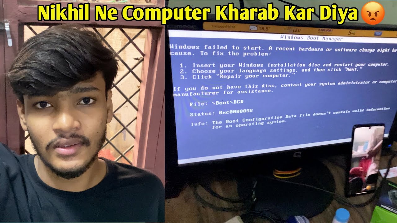 Nikhil Ne Computer Kharab Kardiya 😡 Day 70 - YouTube
