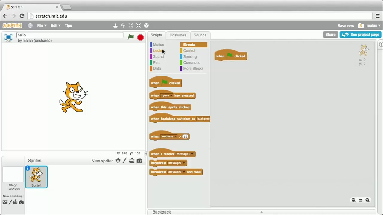 CS50 3 1 SCRATCH YouTube CS50 3 1 SCRATCH YouTube
