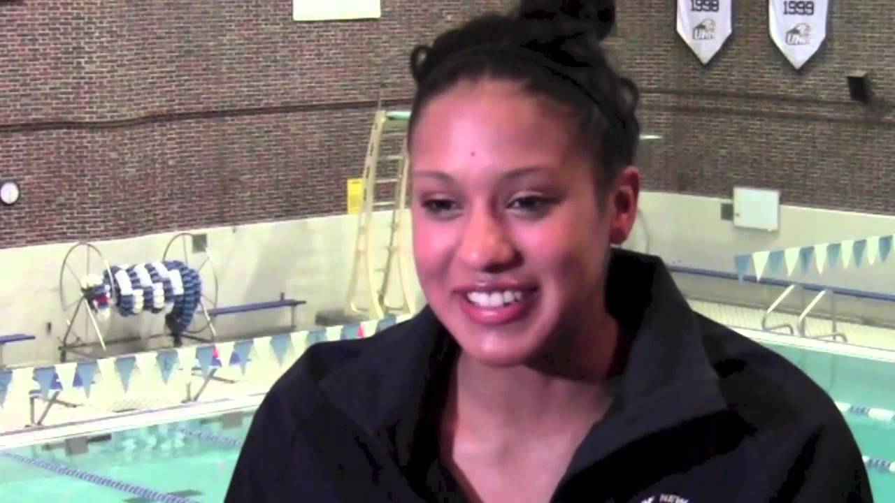 UNH 'Cat Chats: Oneida Cooper, Swimming/Diving - YouTube