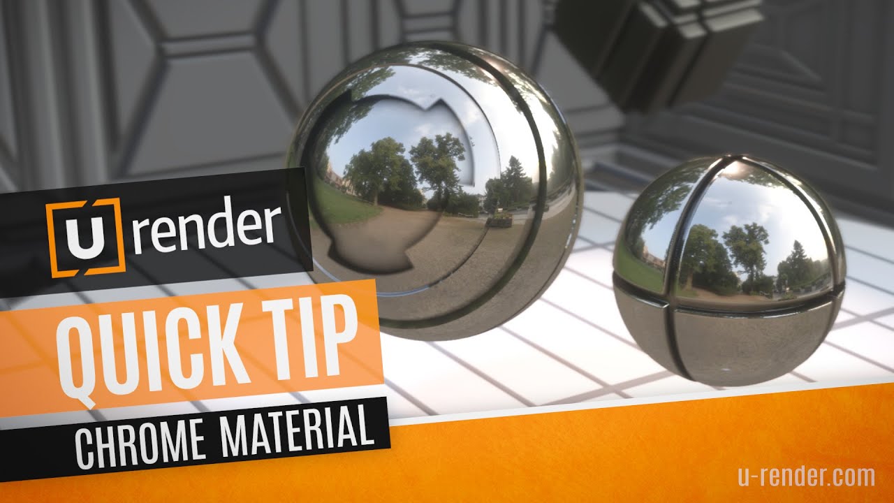 Chrome Material - U-RENDER Quick Tip - YouTube