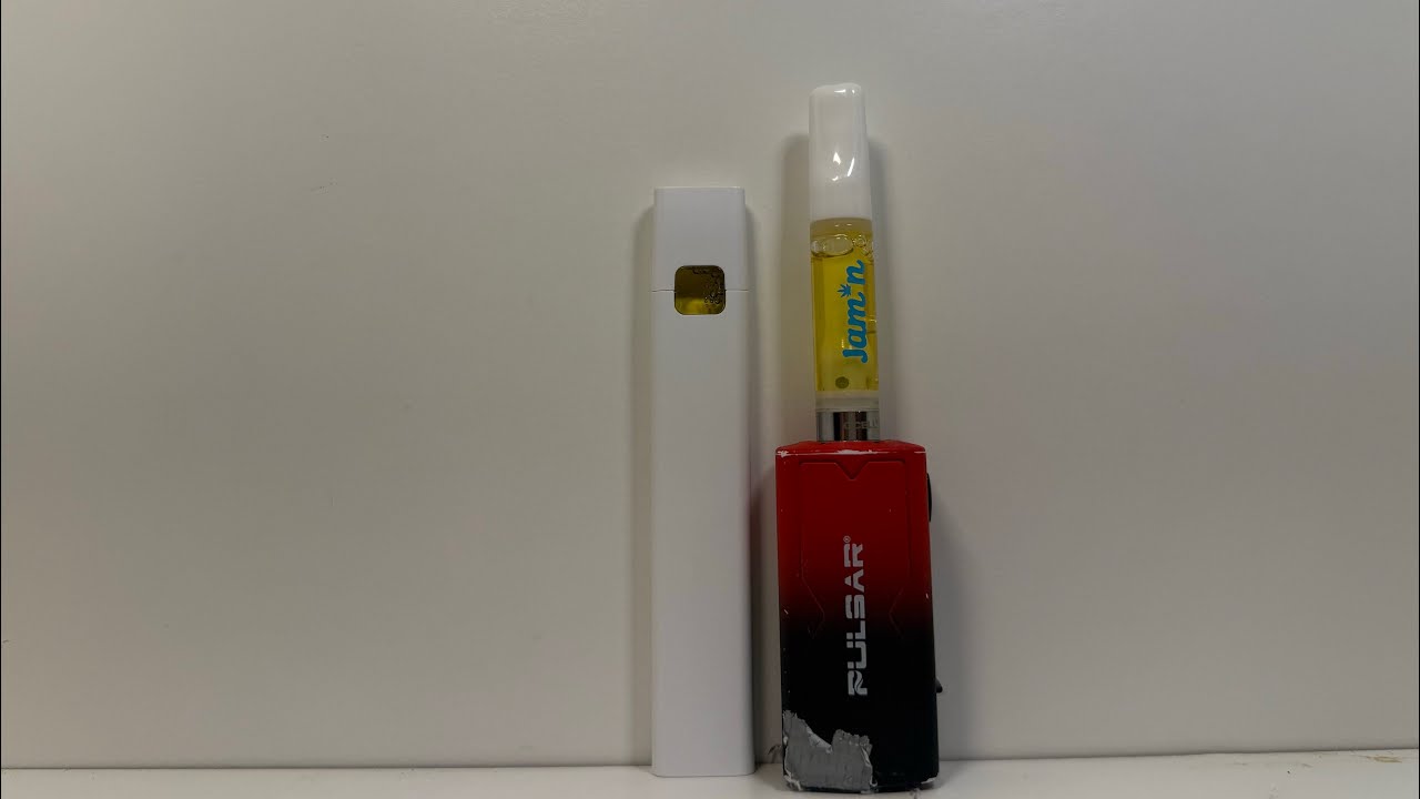 Jam N Hemp Co THCA Live Rosin Disposable Compared to Cartridge Yeat ...