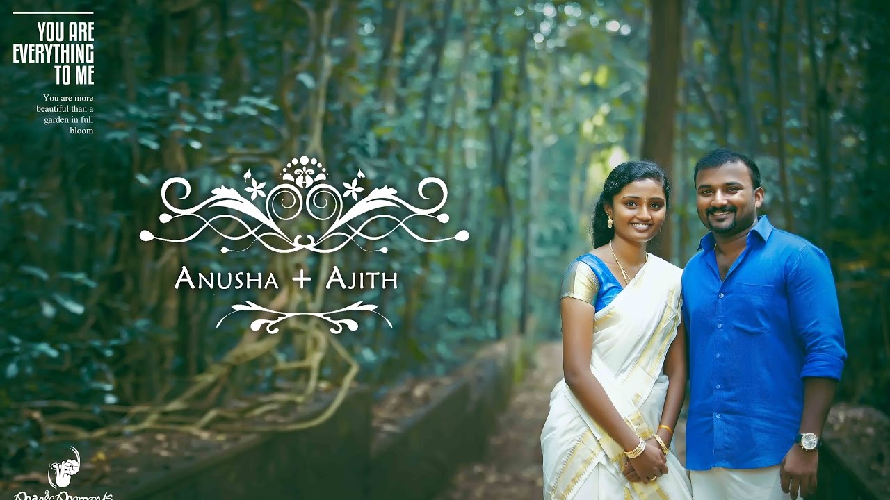 Kerala Style Wedding Outdoor Anusha + Ajith - YouTube