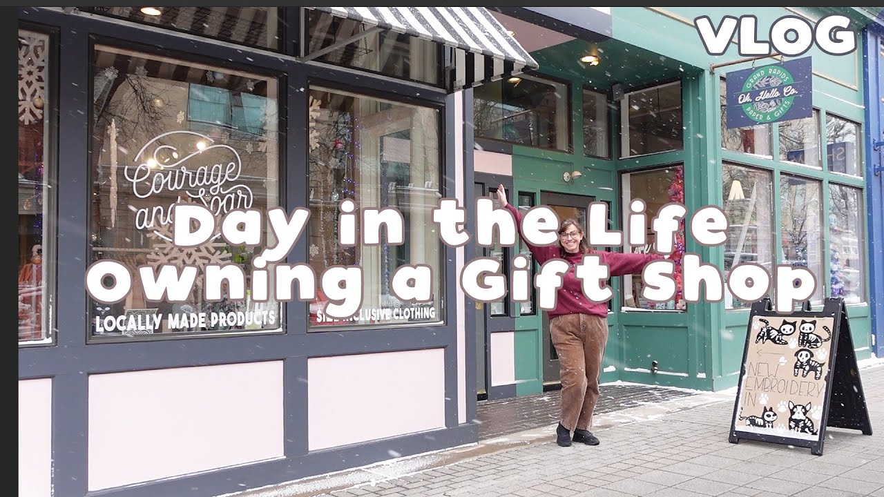 Day in the Life of a Gift Shop Owner During the Holidays | Daily Vlog ...