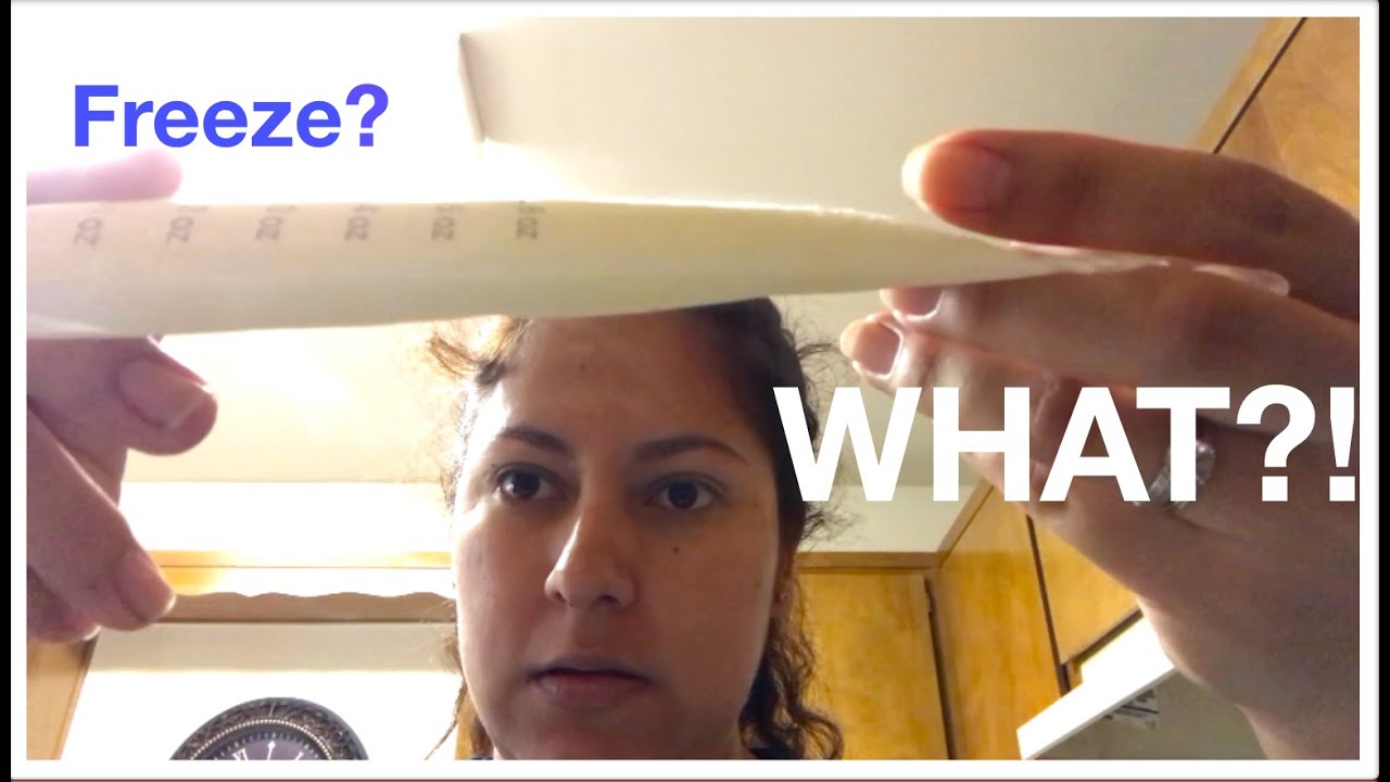 How To Freeze Breastmilk Youtube