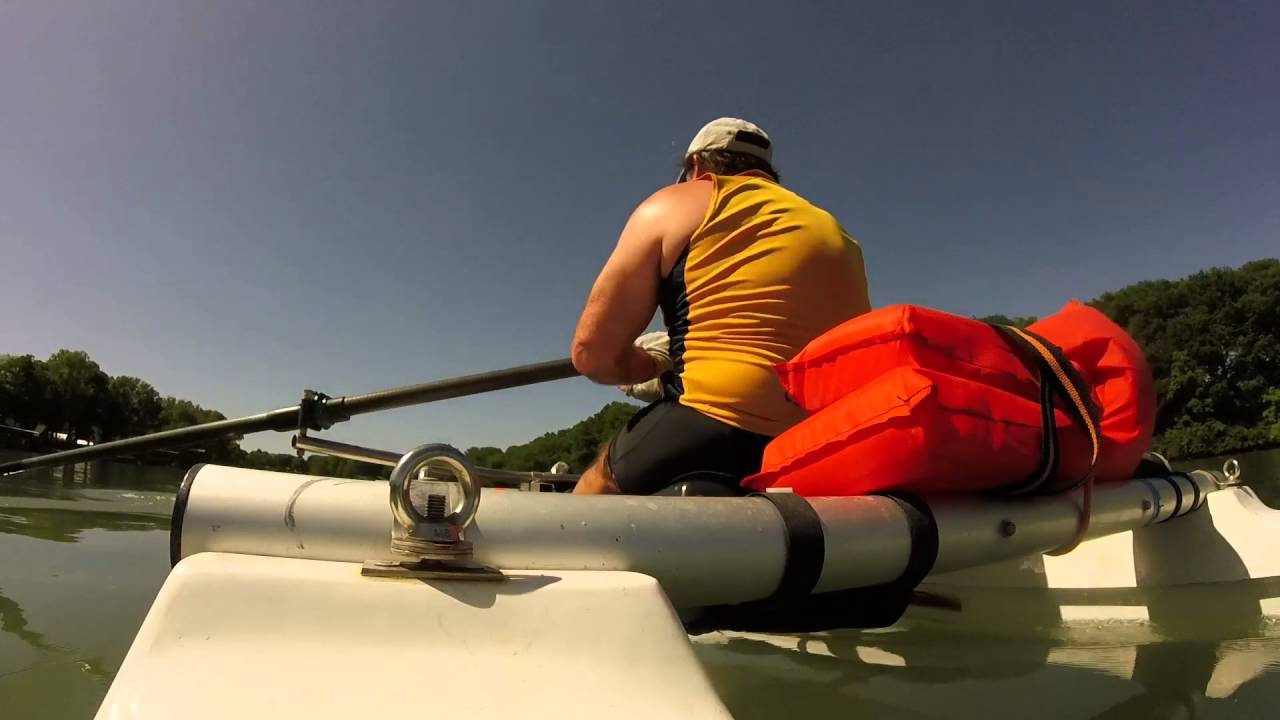 Rowing the Virus Catamaran - YouTube