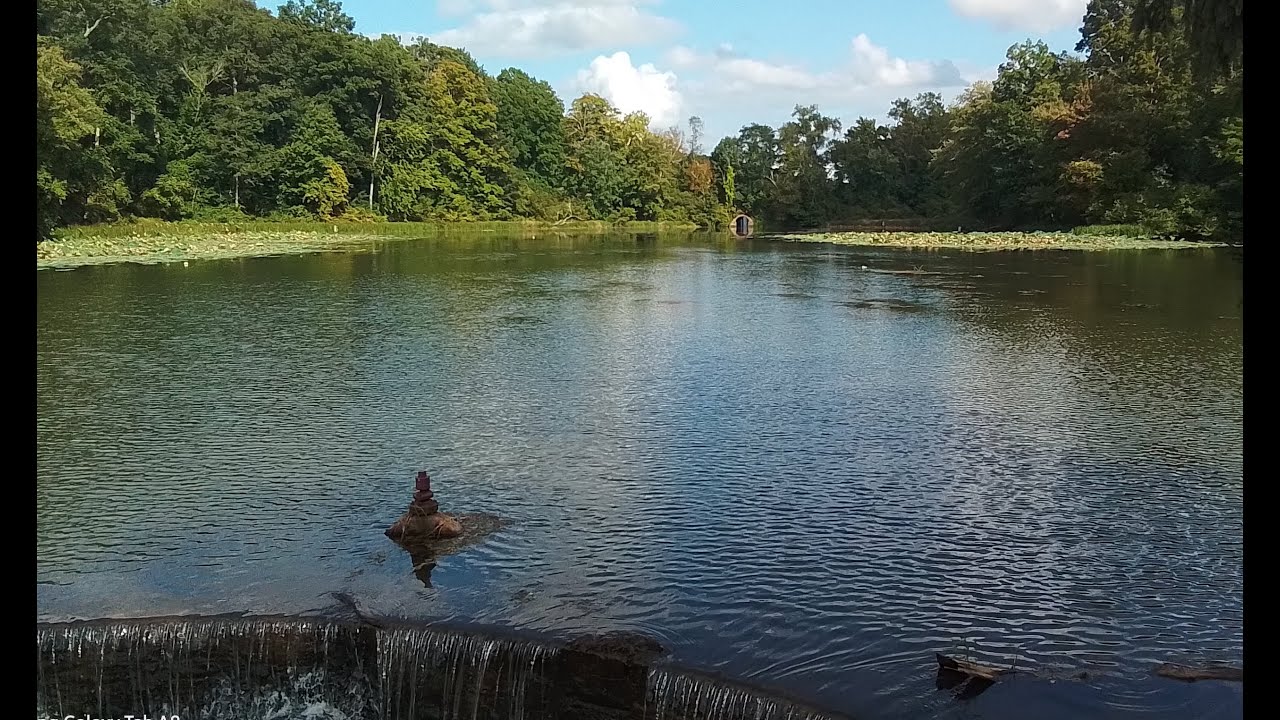 Between Fountain and Duck Ponds in Forest Park of Springfield ...