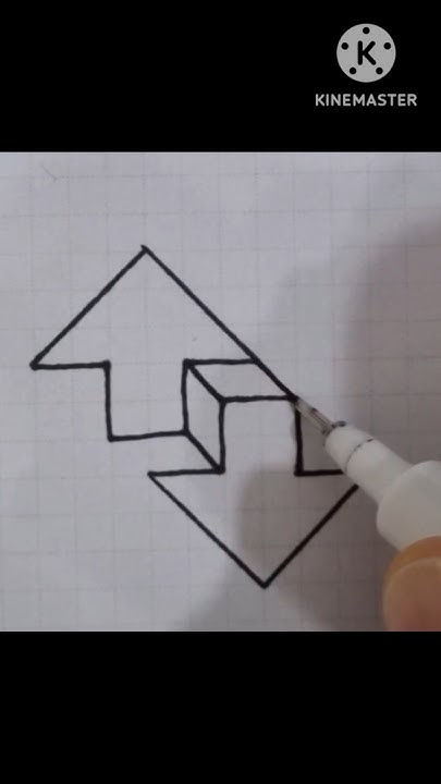 3d arrow drawing - YouTube