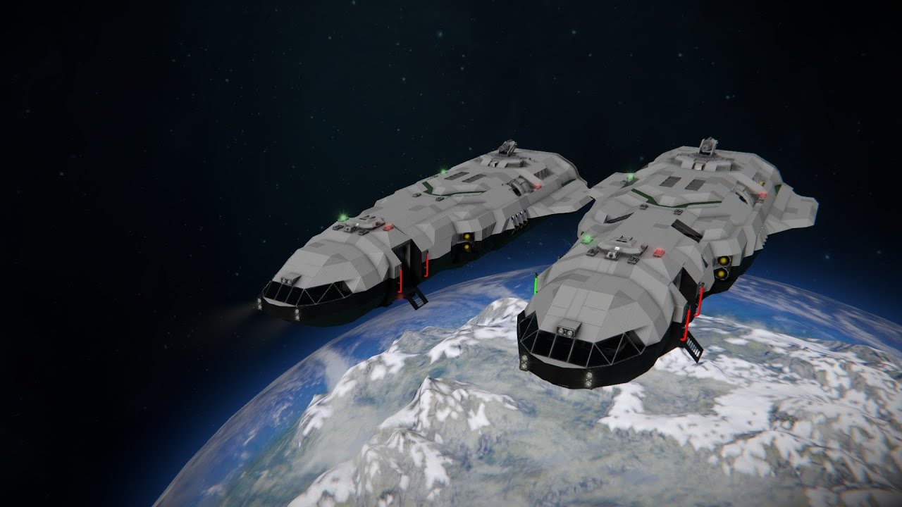 LIM Avidan II Survival Shuttles - Space Engineers Ship Review - YouTube