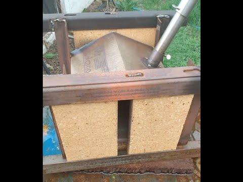 Mr. Volcano Single Burner Forge Build - YouTube