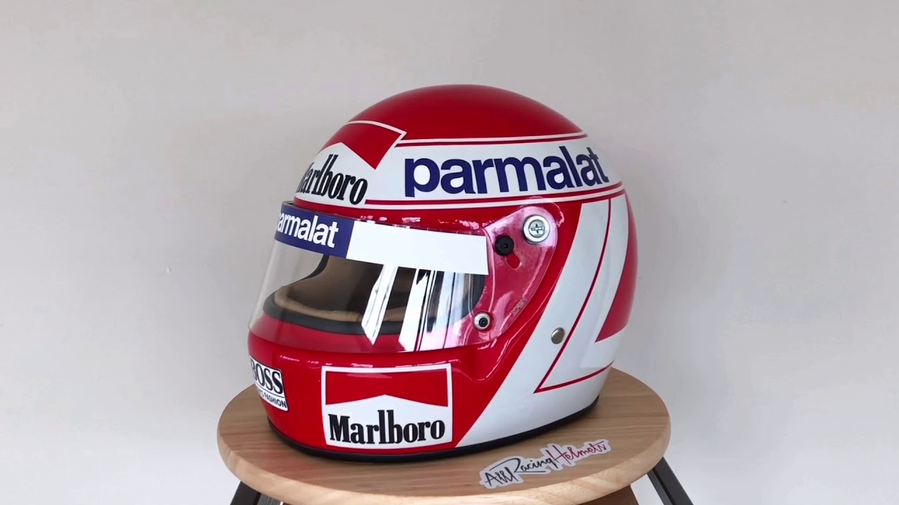Niki Lauda 1984 F1 Replica Helmet Scale 1:1 - YouTube
