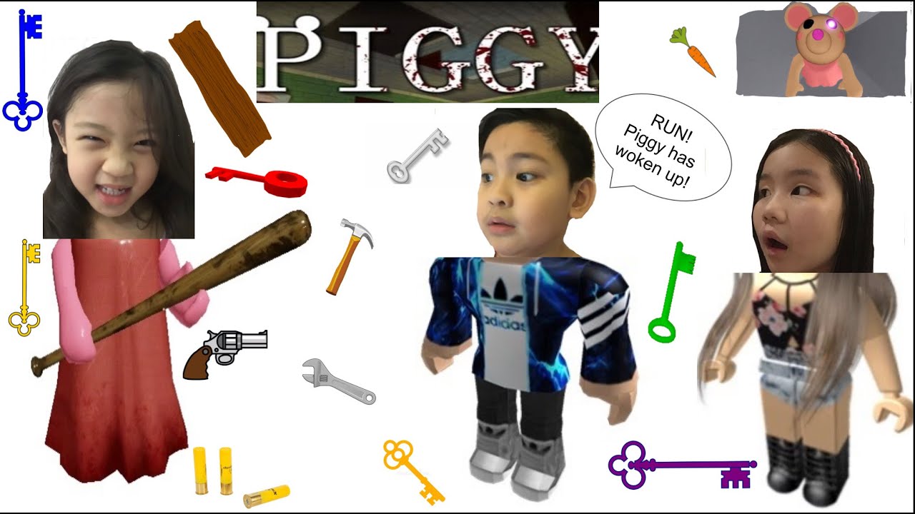 Roblox Piggy Game 1 - Team Lim Siblings - YouTube