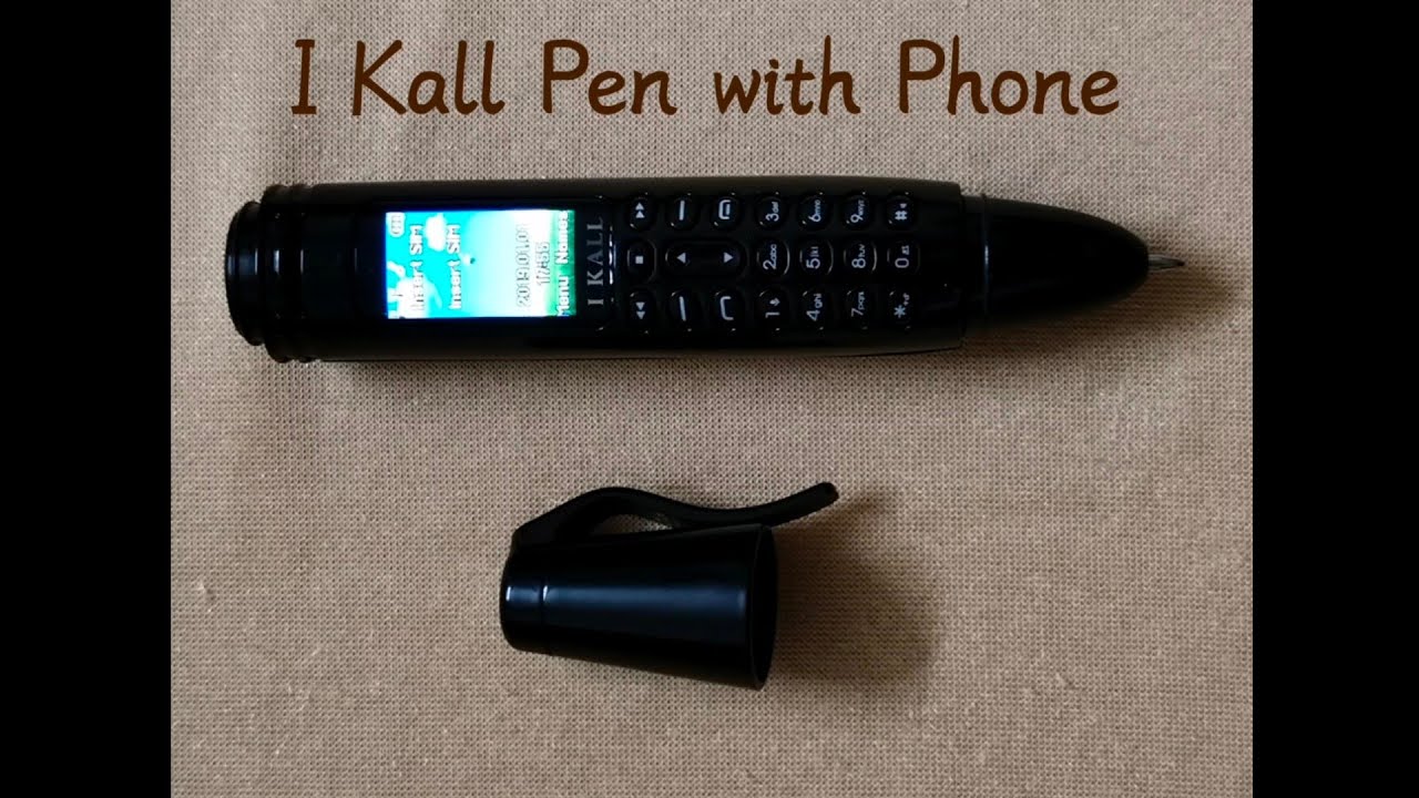 Pen with mobile phone...! I KALL K80 Phone Pen | #gadgets - YouTube