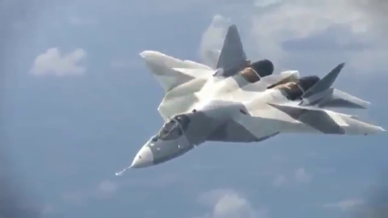 Sukhoi PAK FA T50 fighter jet - YouTube