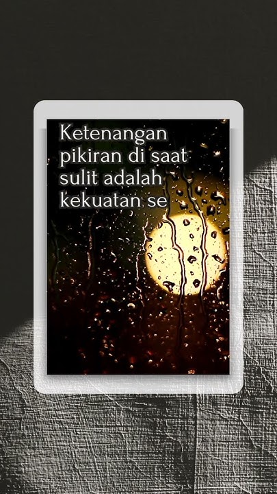 Tetap tenang di tengah badai #shortvideo - YouTube