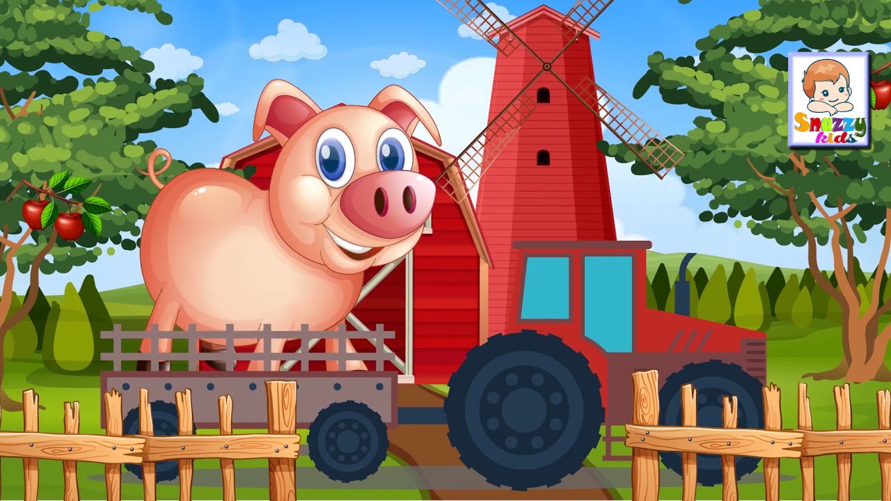 Farm Animal Song | Learn about Farm Animals | Nursery Rhymes & Kids ...