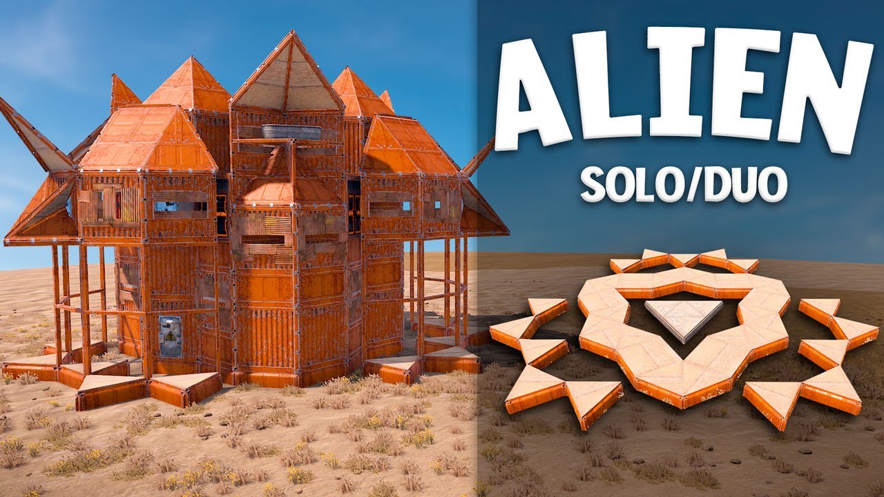 The Alien - A melhor base para SOLO/DUO no Rust... - YouTube