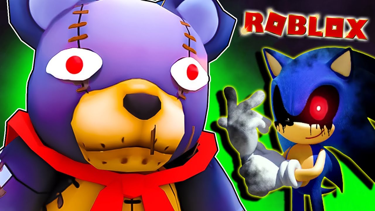 SONIC.EXE vs EVIL TEDDY | Roblox - YouTube