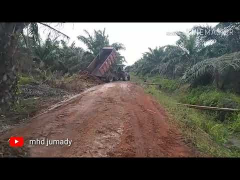loading jangkos oleh exsavator PC 48/8 vs jhondere 5715 dengan landini ...