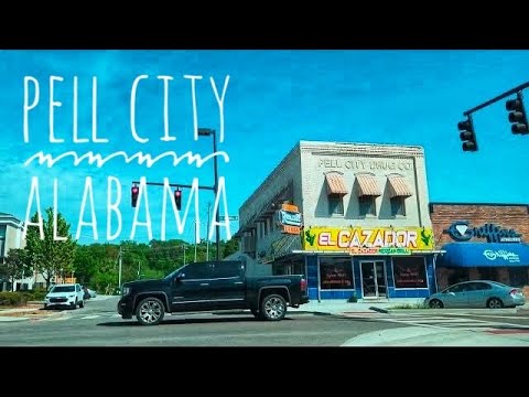 PELL CITY, AL: Exploring the city in 4K - YouTube