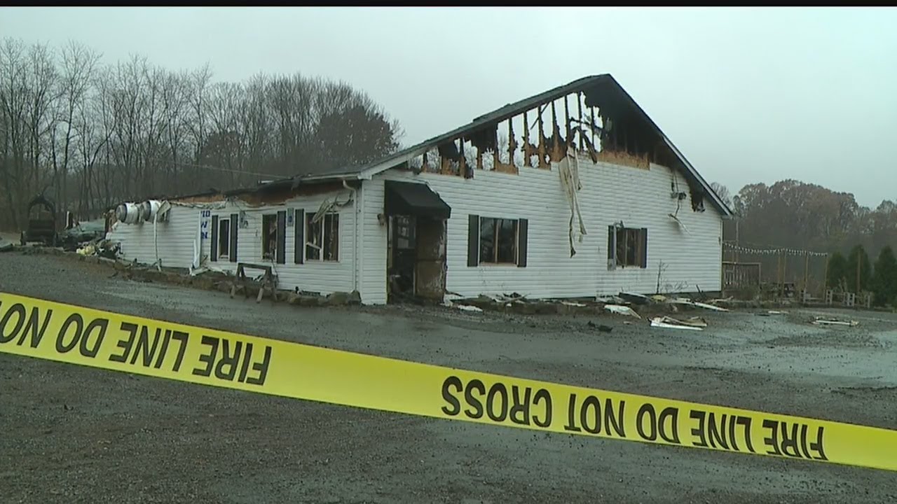 Restaurant destroyed by fire in Mercer County - YouTube