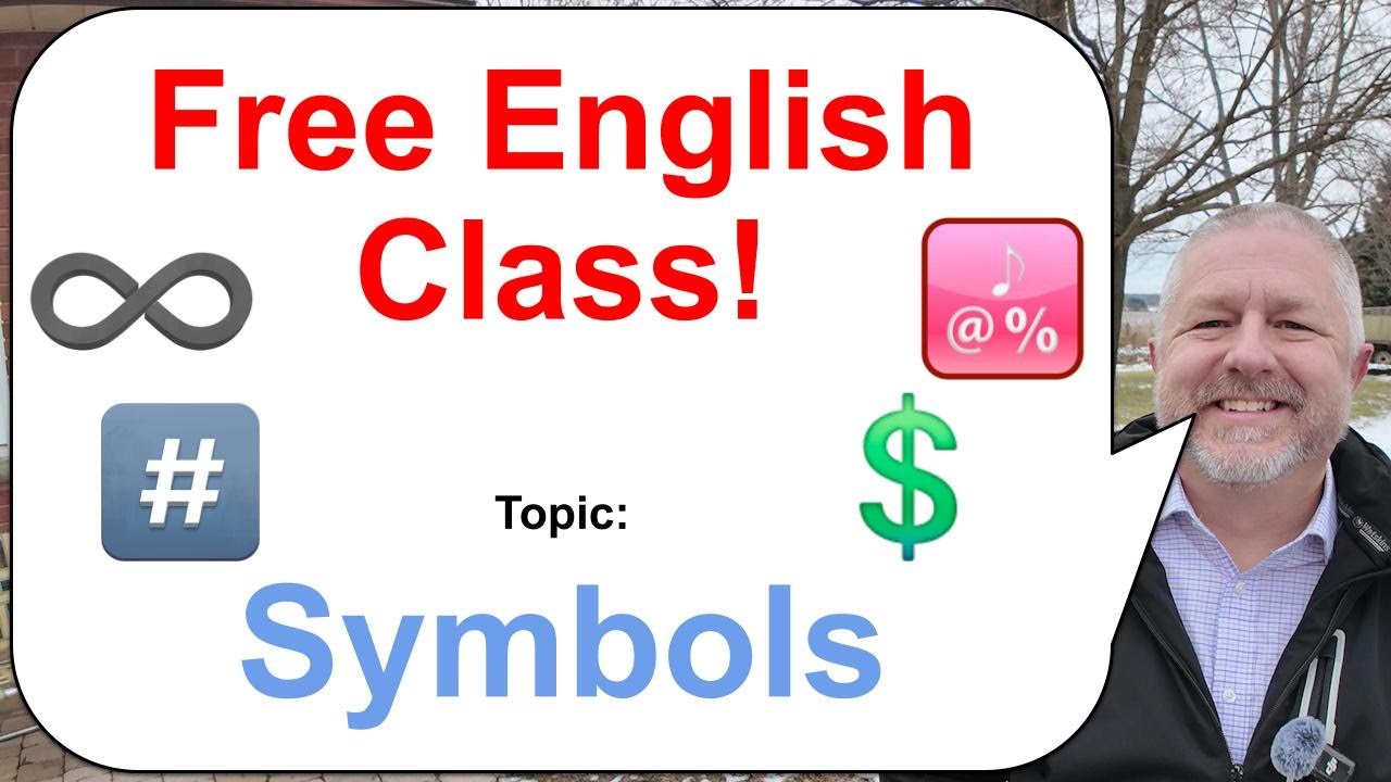 Let's Learn English! Topic: Symbols 💲#️♾️ - YouTube