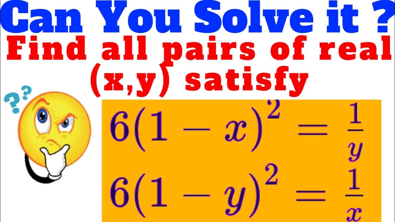 A Very Nice Math Olympiad Question 3|Math Olympiad Questions#maths# ...