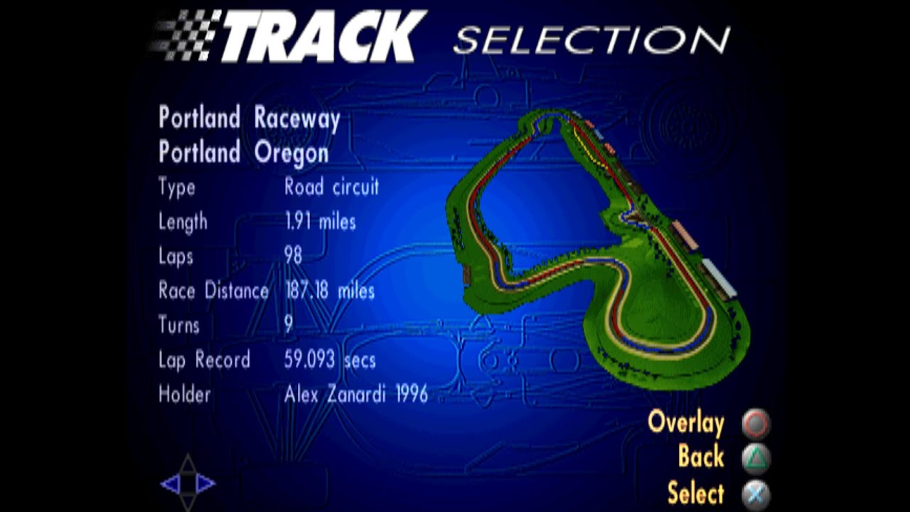 6 Portland Raceway Newman haas Racing Indycar Champ Car Psx Ps1 PsOne ...