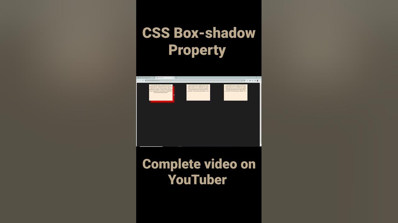 Css Box Shadow Css Text Shadow In Css Csstutorialforbeginners Css3 Youtubeshorts Reels 