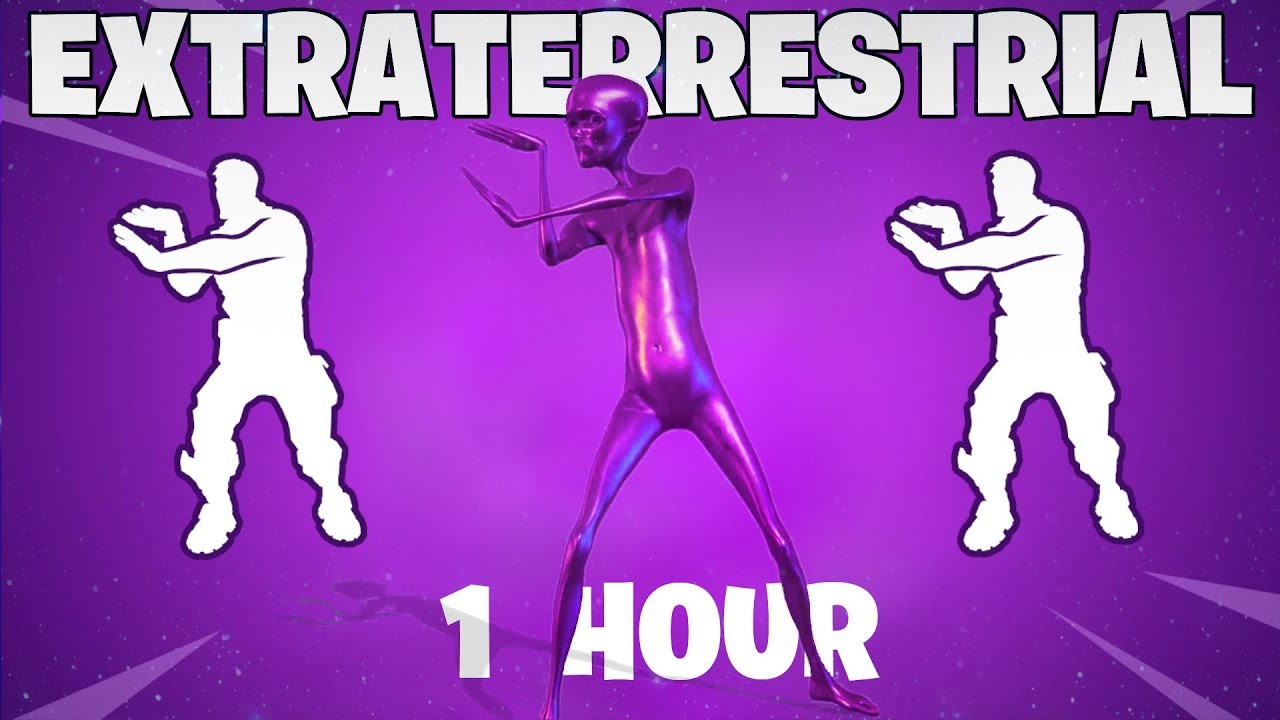 FORTNITE EXTRATERRESTRIAL EMOTE [1 hour] | Howard the Alien Emote - YouTube