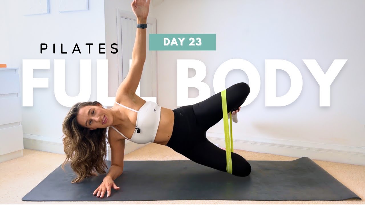 Day 23 | 20 Minute Full Body Pilates Workout | 28 Day Pilates Challenge ...