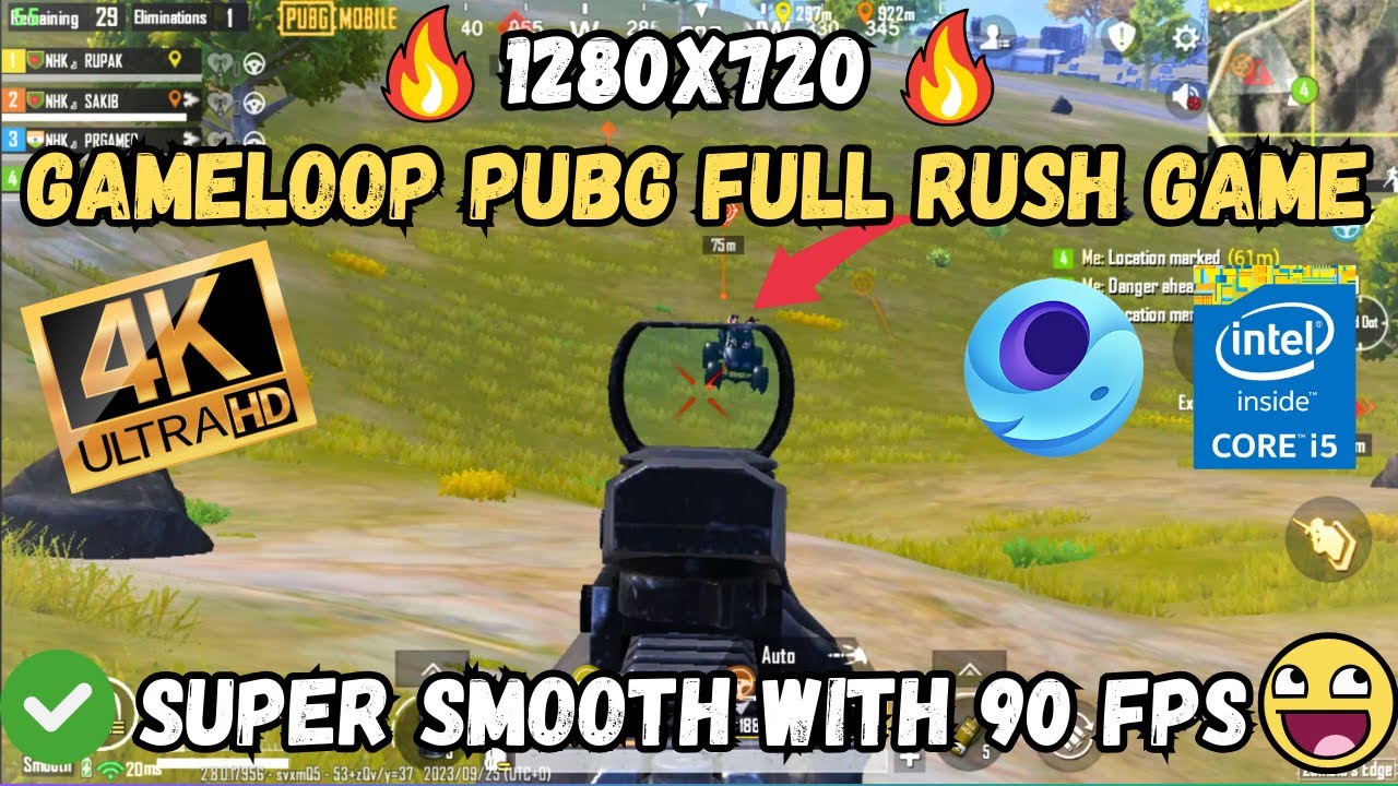 1280*720 IS BEST FOR HOT DROP WITH 90 FPS. GAMELOOP BEST HOT DROP ...