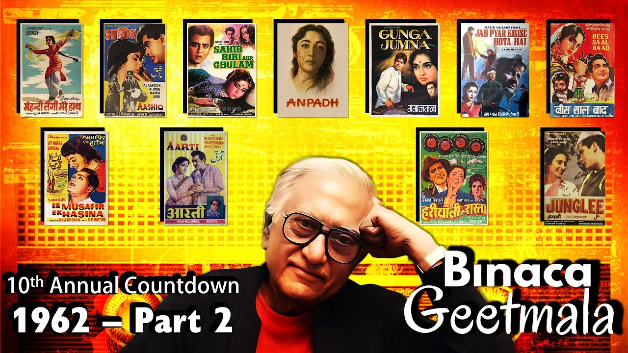 Binaca Geetmala 1962 | Part-2 | 10th Annual Countdown | बिनाका गीतमाला ...