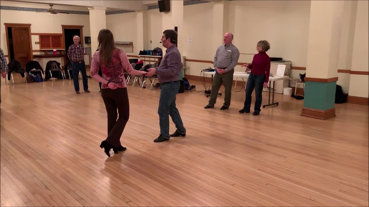Round Dancing - Slow 2 Step - Left Turn with Inside Roll Demonstration ...